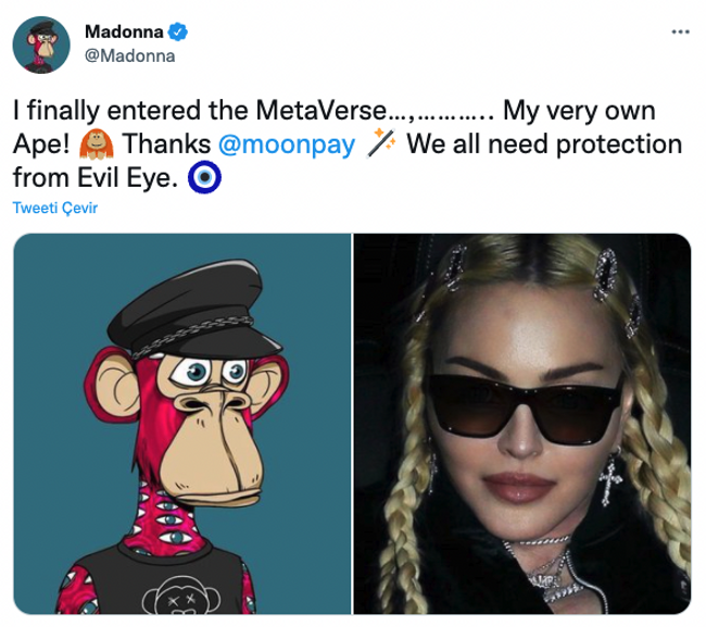 Madonna'dan NFT yatırımı! Rakam dudak uçuklattı…