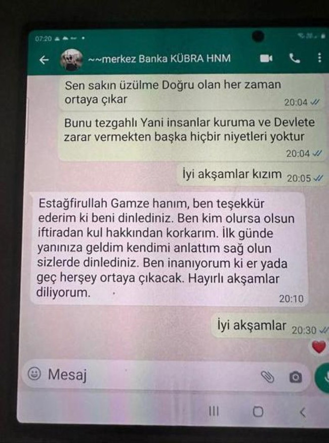 Merkez Bankası krizinde yeni gelişme! Ve baba Erol Erkan konuştu ...
