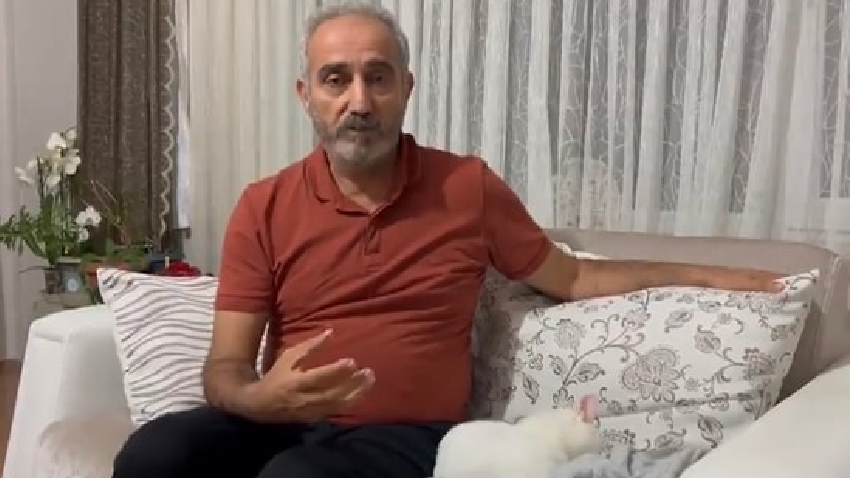 Gazeteci Ferit Demir'in hayatını kedisi kurtardı