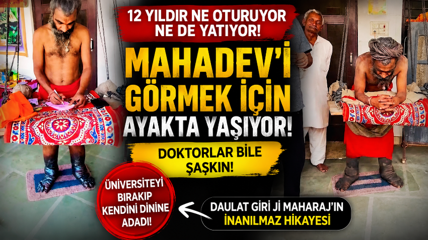 Tanrı'yı Görmek İçin 12 Yıldır Hiç Oturmadan Ayakta Yaşıyor! İşte ...